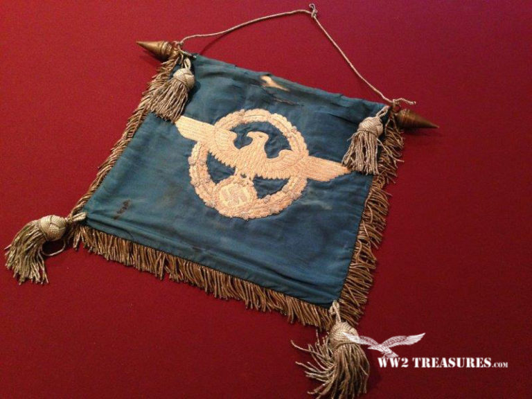 Nazi Police Schellenbaum Banner - World War 2 Treasures